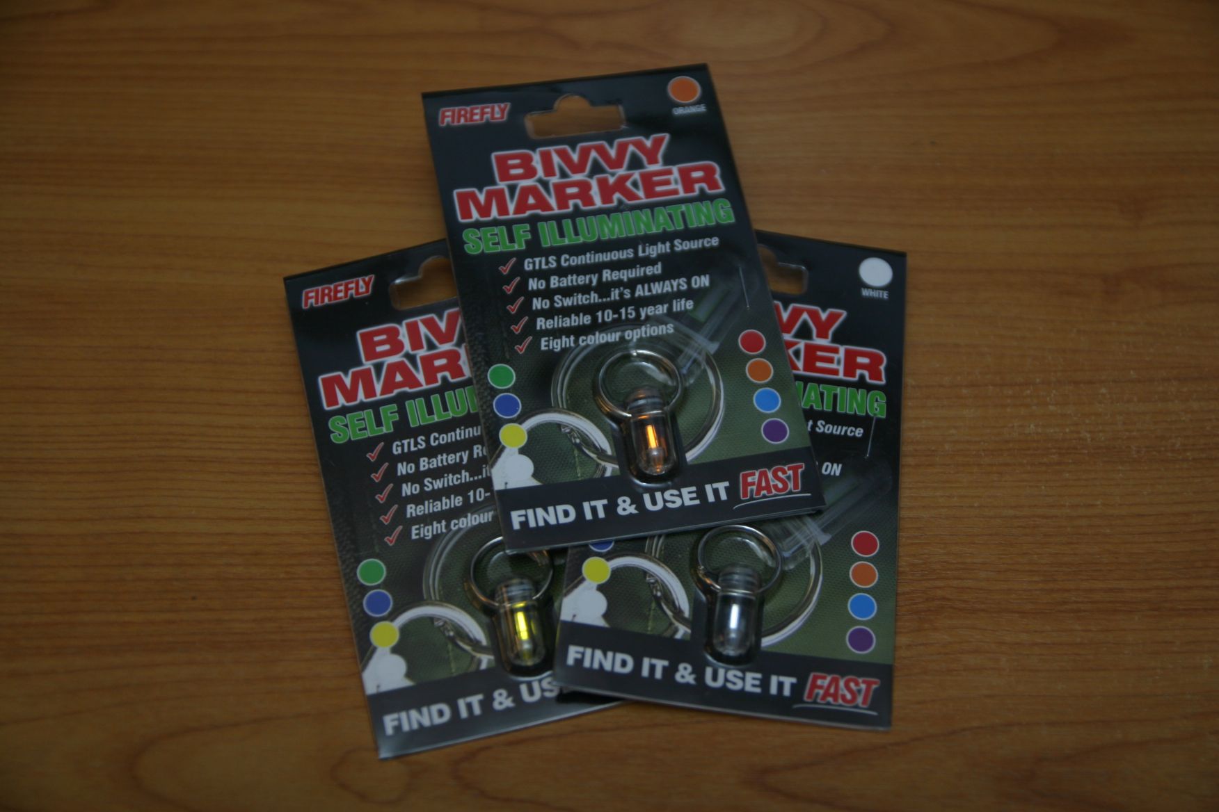 Tritium Zip Markers – Yellow, Orange and White – Brainfart.SG